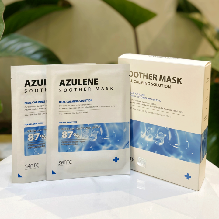 SANTE Azulene Soother Mask - Mặt nạ phục hồi (Hộp)